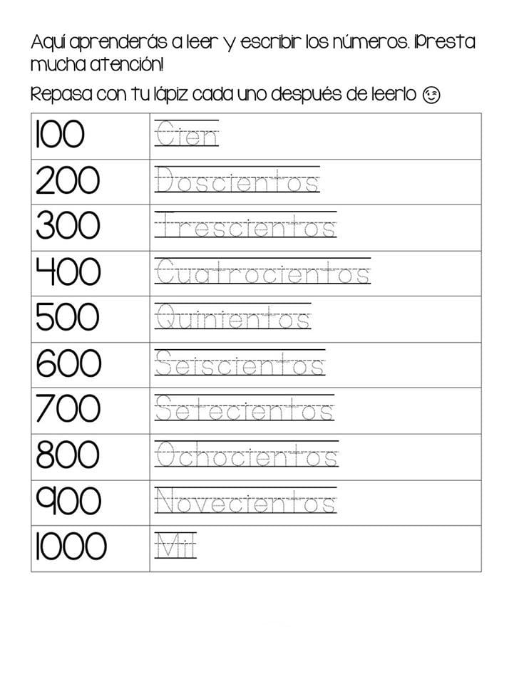 Fichas de números del 100 al 200 [2024] ️ Descarga 100% Gratuita